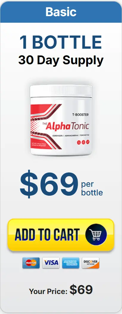 Alpha Tonic™ USA Official Website | #1 Testosterone Booster